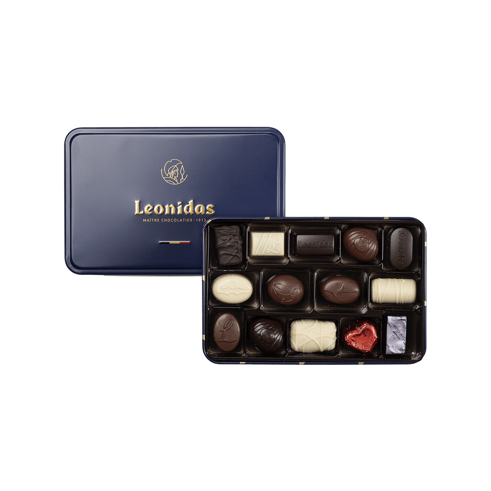 Leonidas Metal Gift Box, 14 pcs - Delivery in Belgium - Leonidas