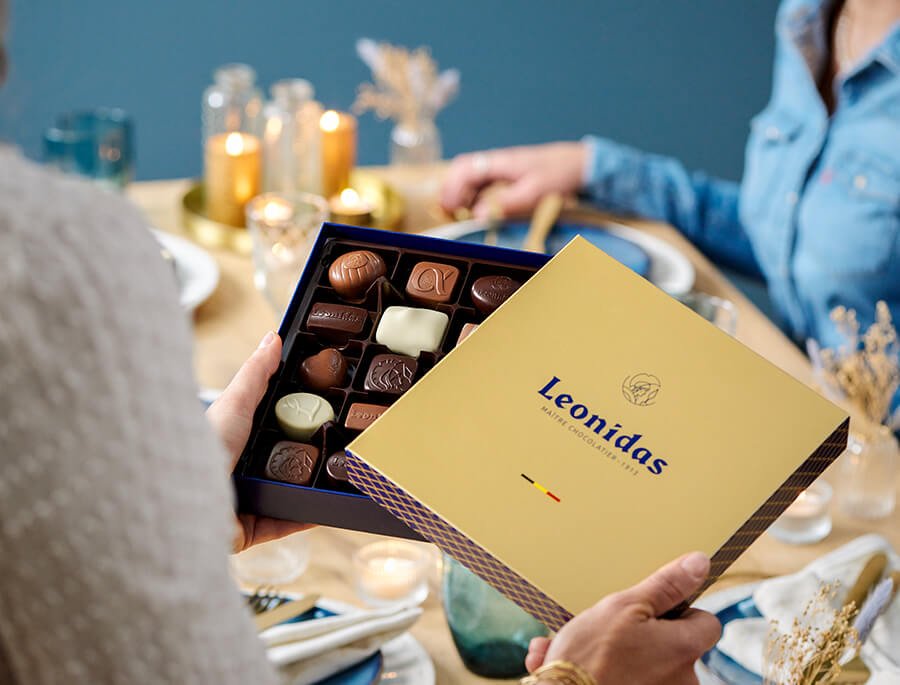 Leonidas 2025 : Heritage Deluxe Gold - 72 pcs - Levering in België ...